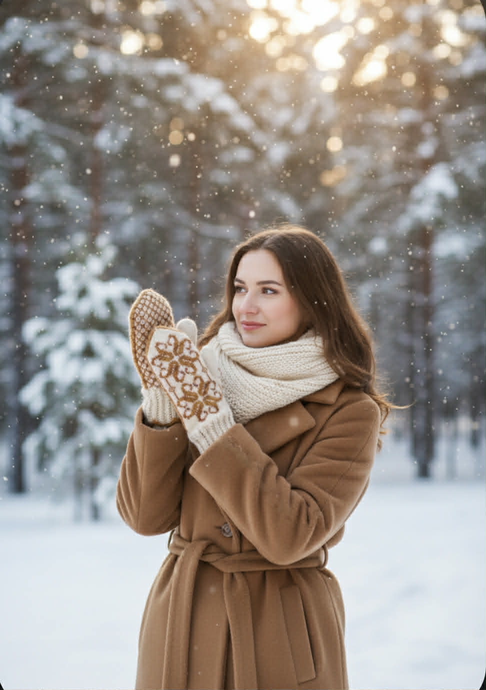 Nattrose votten - Oppskrift. – Kvitlammet